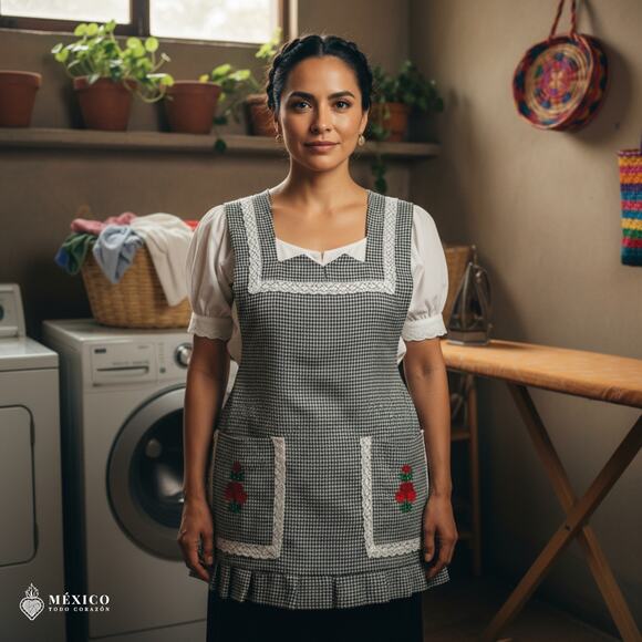 México Todo Corazón | Kitchen | Mexican Embroidered Apron Essential ...